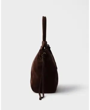 Prada Carry Medium Suede Bag
