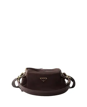 Prada Explore Small Nappa Leather Bag - Brown