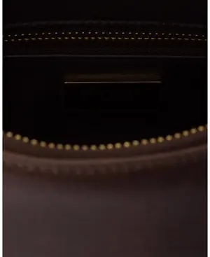 Prada Aimee Medium Leather Shoulder Bag - Brown