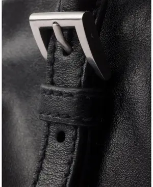 Prada Bonnie Small Leather Bag - Black