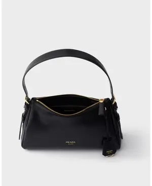 Prada Aimee Medium Leather Shoulder Bag