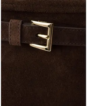 Prada Bonnie Large Suede Handbag