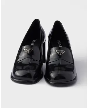 Prada Brushed Leather Loafers