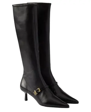 Prada Stretch Nappa Leather Boots - Black