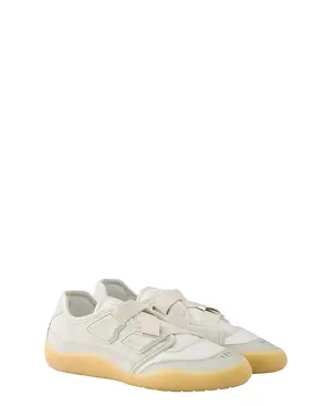 Prada Speedrock Technical Mesh And Leather Sneakers - Grey