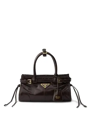 Prada Bonnie Leather Mini Bag - Black