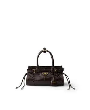 Prada Bonnie Leather Mini-bag - Brown