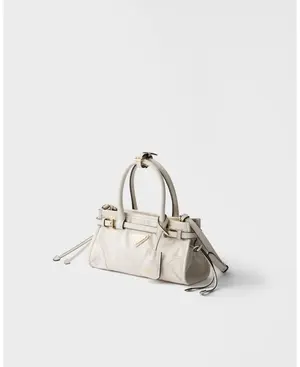 Prada Bonnie Leather Mini Bag - White