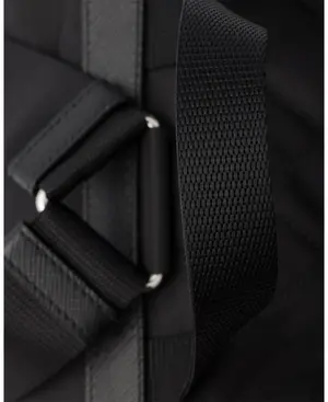 Prada Medium Quilted Re-nylon Backpack With Saffiano Leather Trim - Black