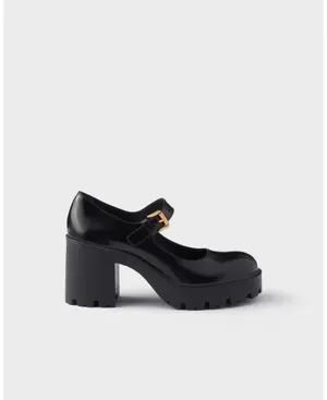 Prada Brushed Leather Pumps