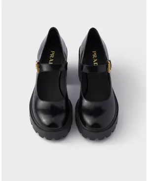 Prada Brushed Leather Pumps