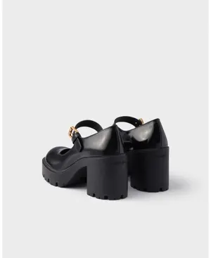 Prada Brushed Leather Pumps