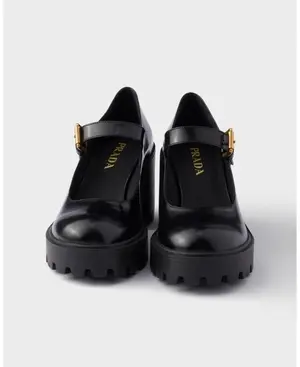 Prada Brushed Leather Pumps