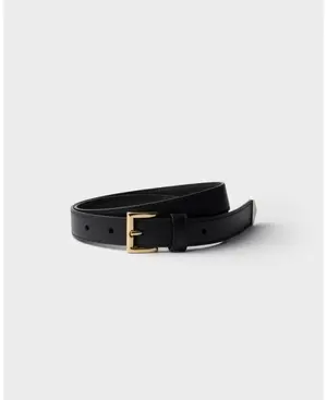 Prada Leather Belt - Black