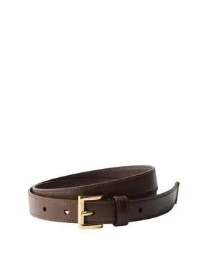 Prada Leather Belt Brown