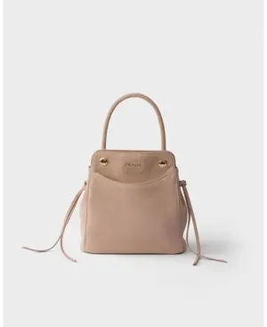 Prada Mini Suede Handbag - Powder