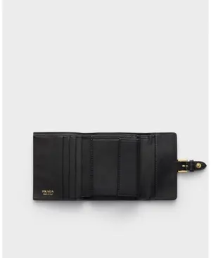 Prada Small Nappa Leather Wallet - Black