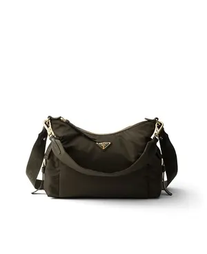 Prada Explore Large Re-nylon And Leather Bag Green