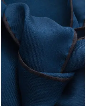 Prada Printed Twill Scarf - Blue