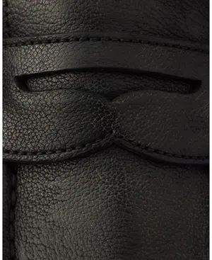 Prada Leather Loafers - Black