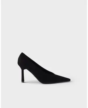 Prada Suede Pointy Toe Pumps