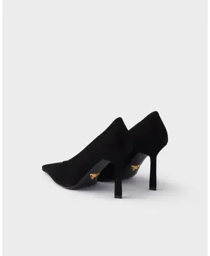 Prada Suede Pointy Toe Pumps