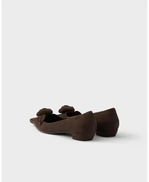 Prada Suede Ballerinas