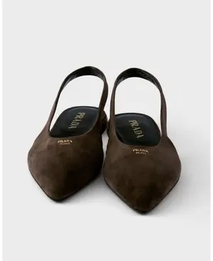 Prada Suede Ballerinas