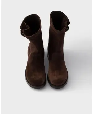 Prada Suede Mid-calf Boots
