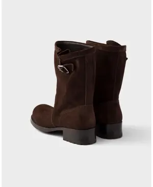 Prada Suede Mid-calf Boots
