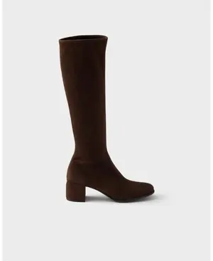 Prada Stretch Suede Boots