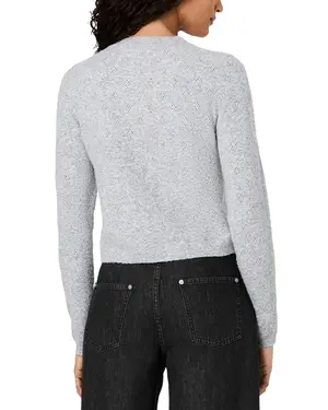 French Connection Dakota Pointelle Knit Cardigan - Medium Heather