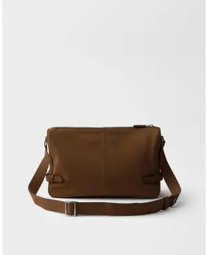 Prada Nubuck Leather Shoulder Bag