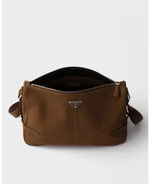 Prada Nubuck Leather Shoulder Bag