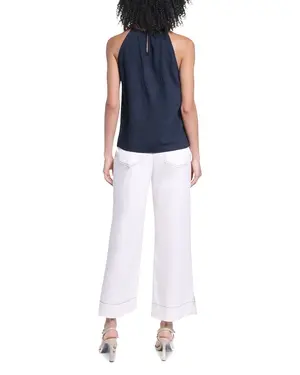 Karl Lagerfeld Paris Embellished Halter Top