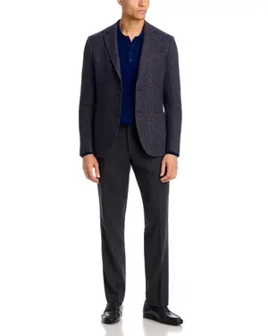 Etro Regular Fit Textured Solid Jacket