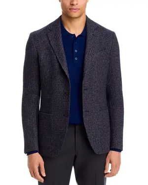 Etro Regular Fit Textured Solid Jacket