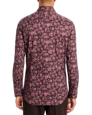 Etro Paisley Print Cotton Blend Shirt