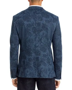 Etro Regular Fit Printed Paisley Cotton Blend Jacket