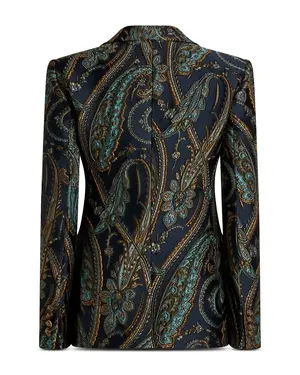 Etro Fitted Brocade Blazer