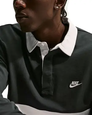 Nike Club Phantom Block Strip Cotton Rugby Shirt