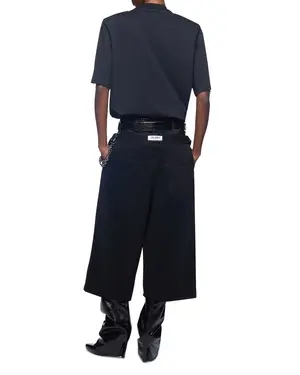 Attico Layered Waist Cropped Pants