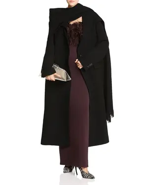 Attico Wool & Cashmere Long Coat