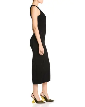 Attico Seamed Midi Dress