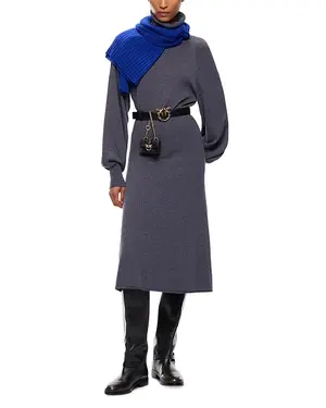 Pinko Nantes Abito Turtleneck Dress