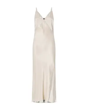 Pinko Acquato Twill Maxi Dress