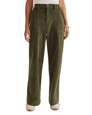 Splendid Splendid Colette Corduroy Wide Leg Pants Pine
