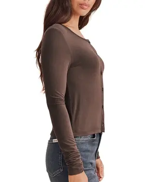 Splendid Long Sleeve Button Front Cardigan