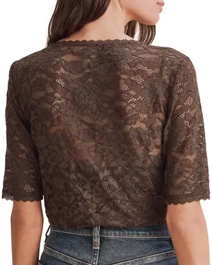 Splendid Skylar Stretch Lace Top