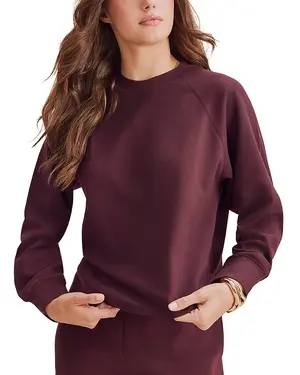 Splendid Dolman Sleeve Sweatshirt - Merlot